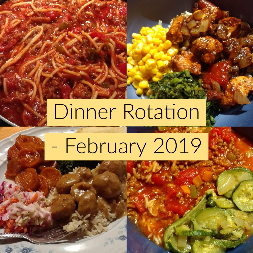 Dinner Rotation - February 2019 – Liking Our Love Liking Our Love
