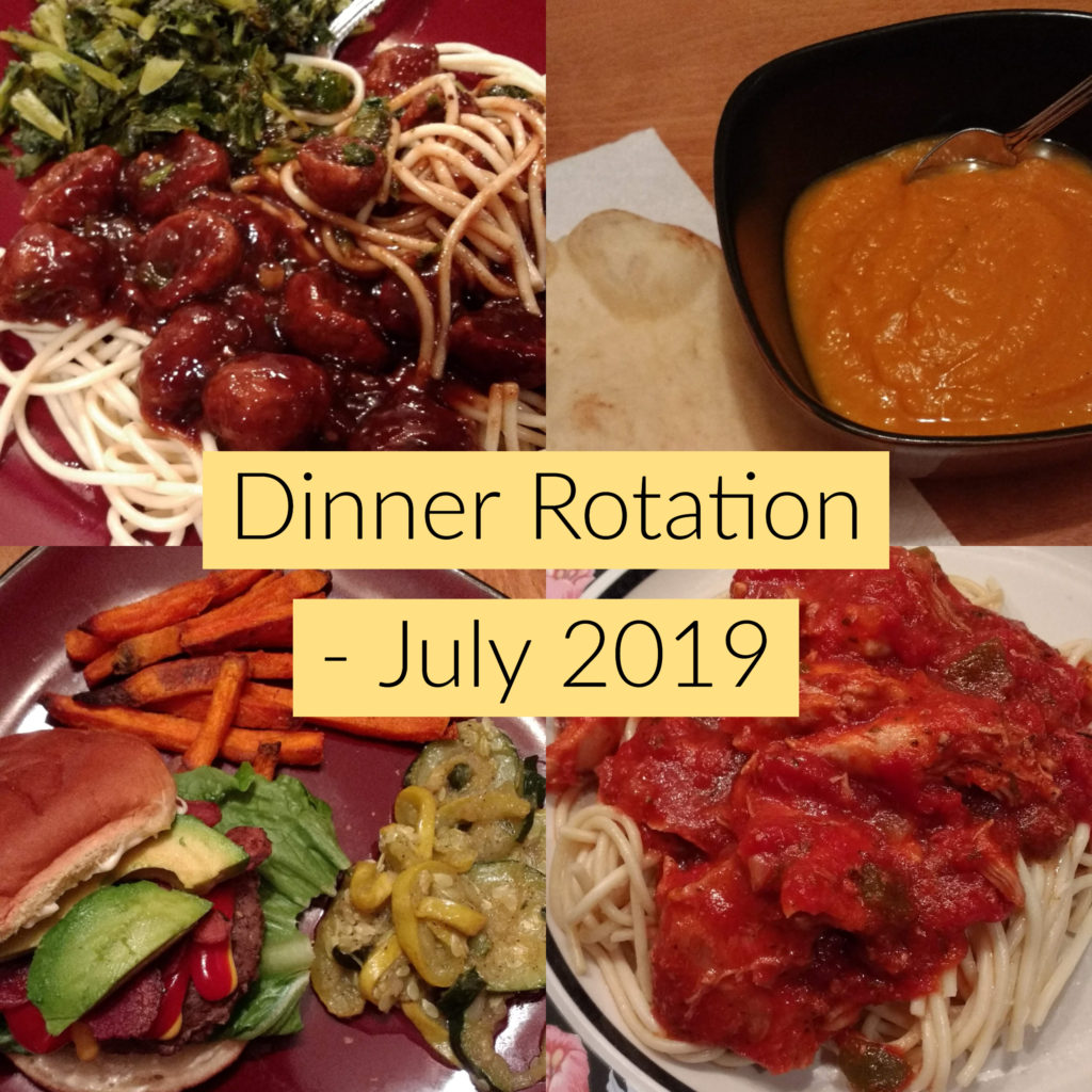 Dinner Rotation - July 2019 – Liking Our Love Liking Our Love