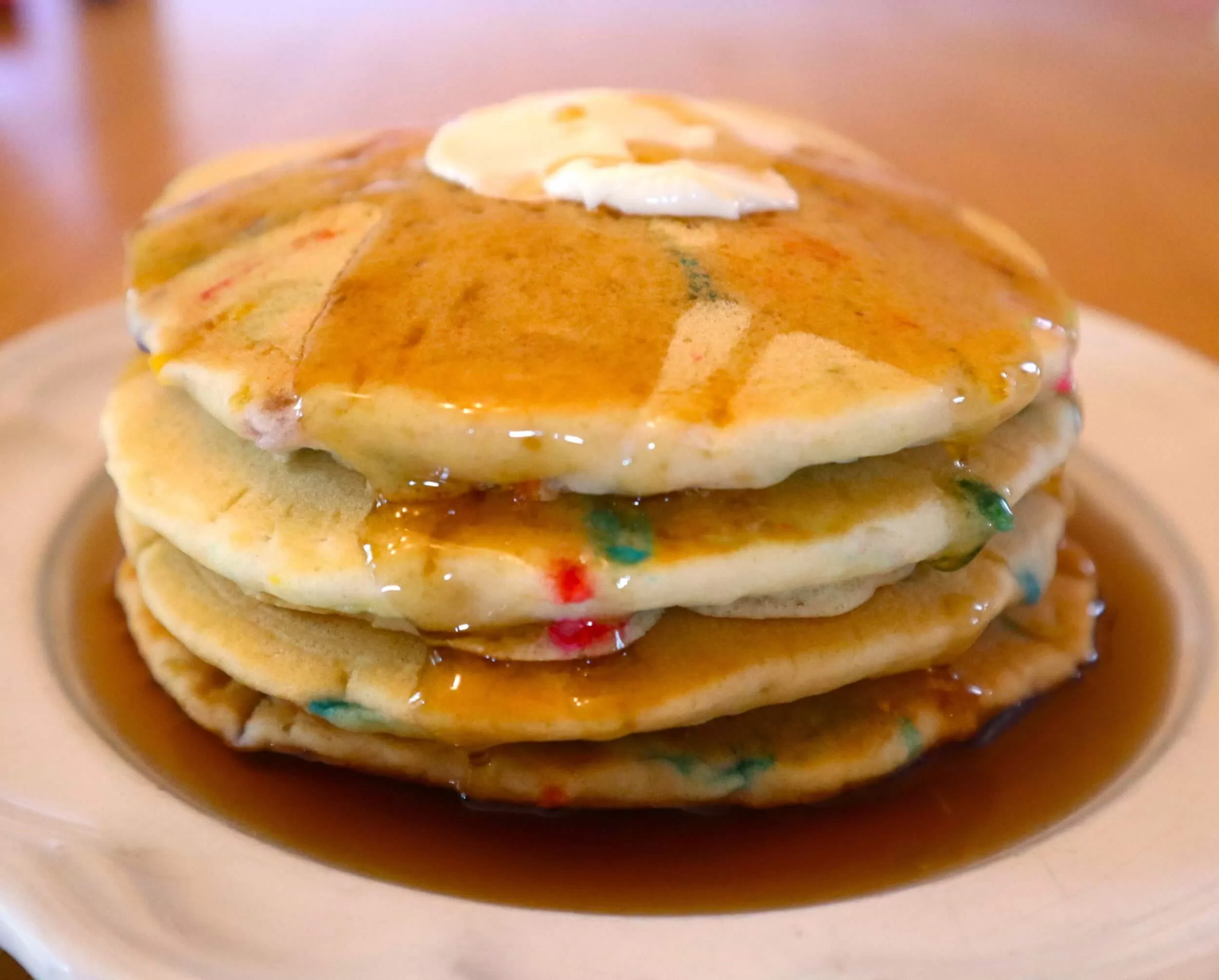No Milk No Egg Birthday Pancakes